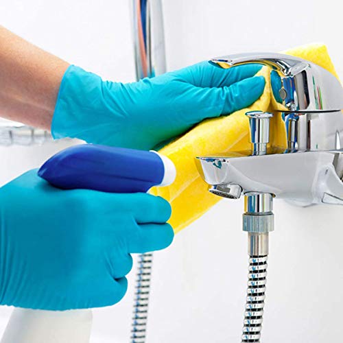 Basic Medical Blue Nitrile Exam Gloves - Latex-Free & Powder-Free - NGPF-7002 (Case of 1,000), Medium