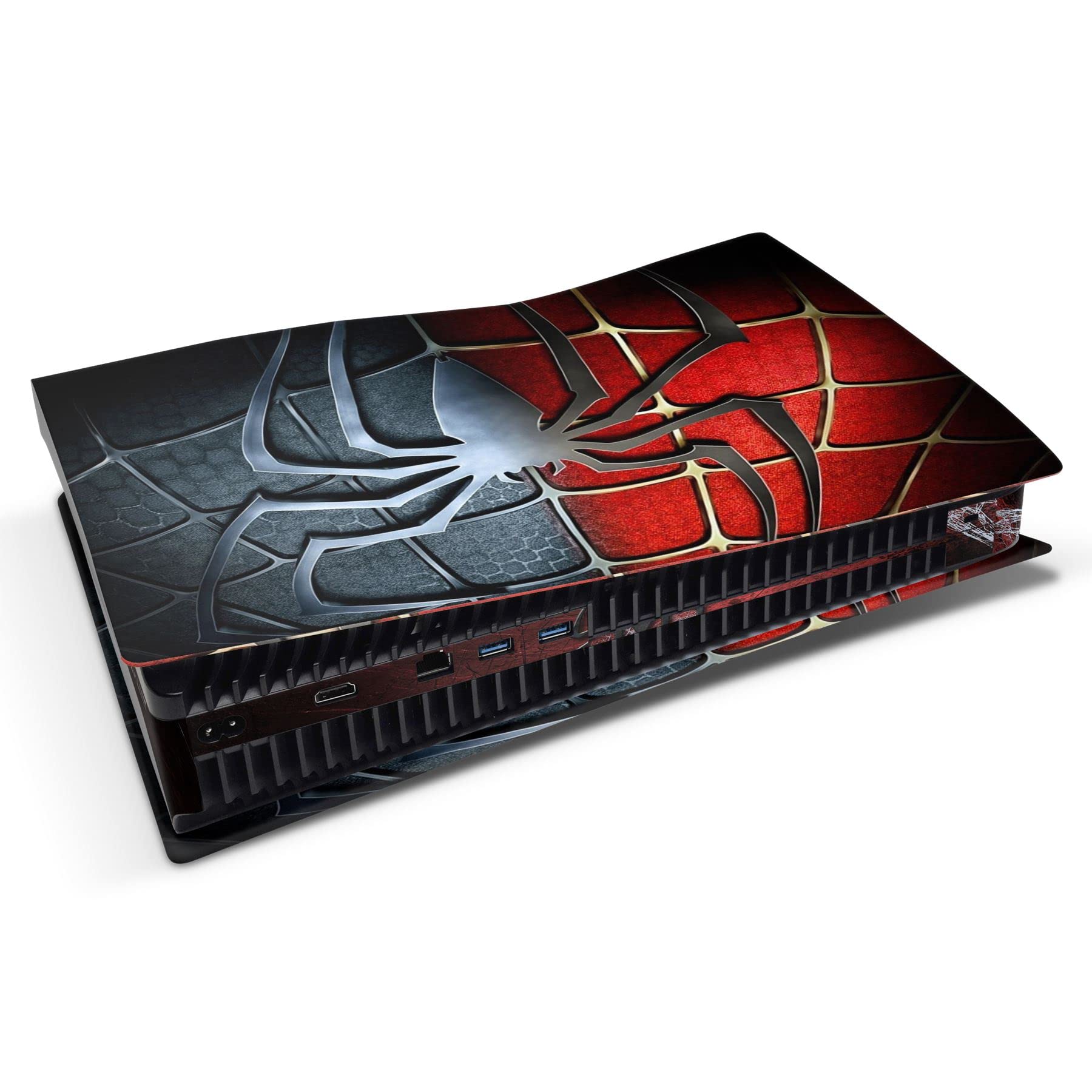 giZmoZ n gadgetZ GNG PS5 Digital Console Spider Skin Decal Vinal Sticker + 2 Controller Skins Set