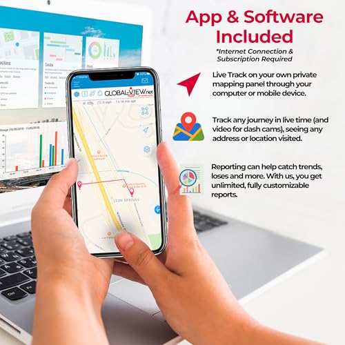 Hidden Magnetic GPS Tracker Car Tracking Device with Software (Long Battery Life) Real Time Truck, Asset, Elderly, Teenager Tracker - Covert Tracker - Fleet Tracking Global-View