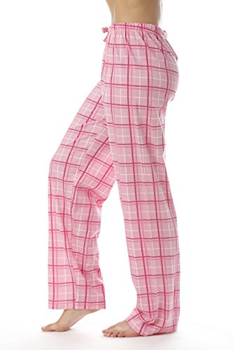 Just Love Women Plaid Pajama Pants Sleepwear 6324-PNK-10281-XL