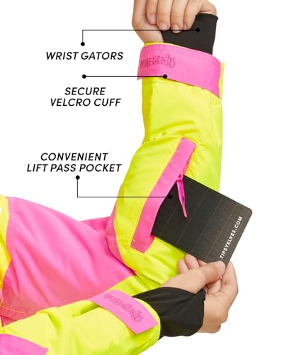 Tipsy Elves Bright Women's Ski Suit Neon Powder Blaster from Size Large