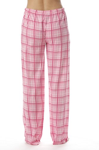 Just Love Women Plaid Pajama Pants Sleepwear 6324-PNK-10281-XL