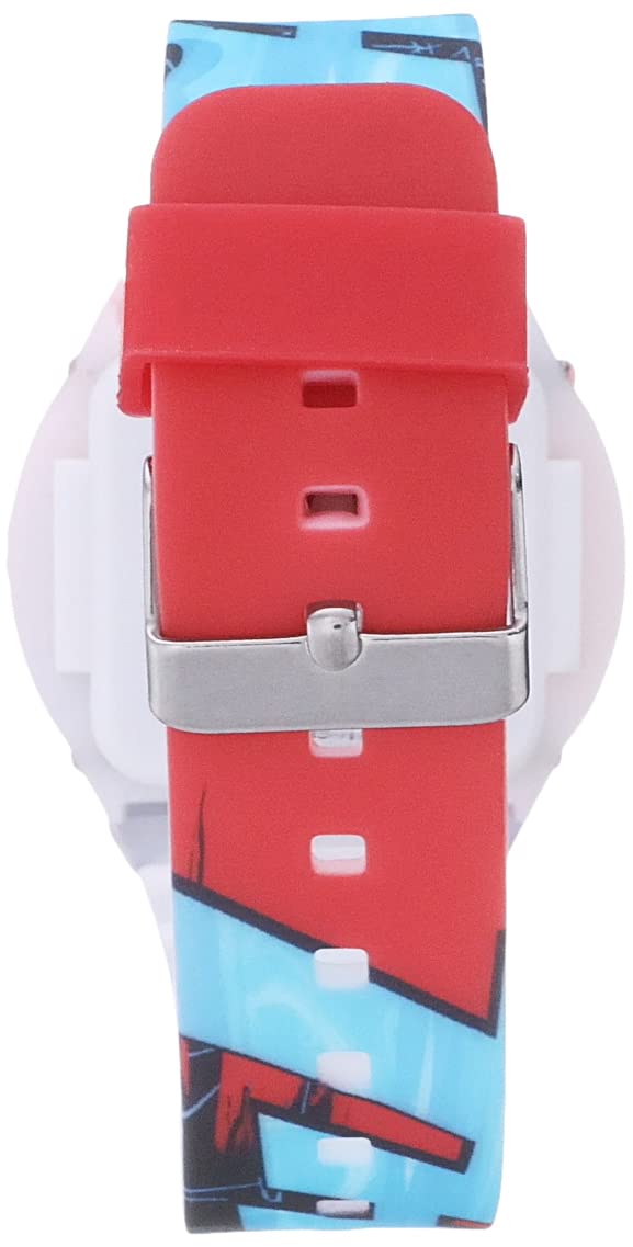 Accutime Marvel Spider-Man Kids' SPD4492 Digital Display Quartz Red Watch