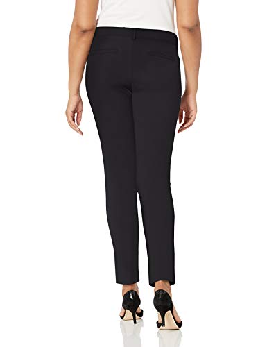 Amazon Essentials Women's Bi-Stretch Skinny Ankle Pant (Available in Plus Size), Black, 10