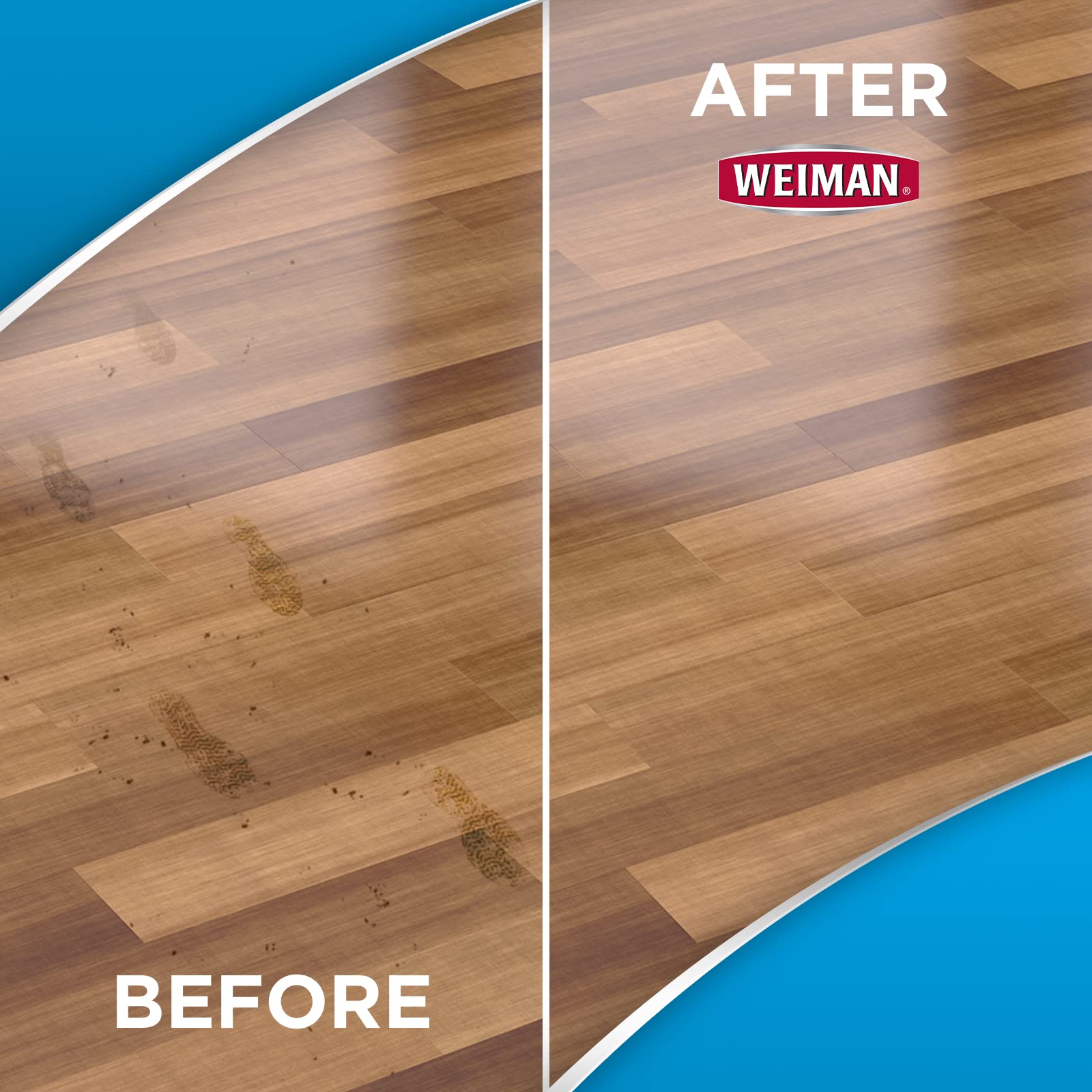 Weiman Hardwood Cleaner for Finished Hardwood Floors, Engineered Floors, Laminate - Streak-Free Results, EPA Safer Choice Certified, 32 oz