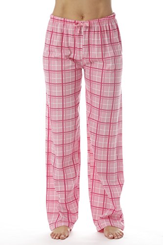 Just Love Women Plaid Pajama Pants Sleepwear 6324-PNK-10281-XL