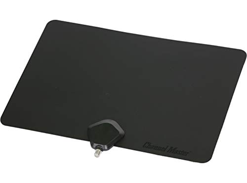 Channel Master FLATenna - Indoor Digital HDTV Antenna, 12' Coaxial Cable, Superior Reception Range & Signal Reliability, Supports 4K Smart TVs, OTA Broadcast & NextGen TV, Easy Install
