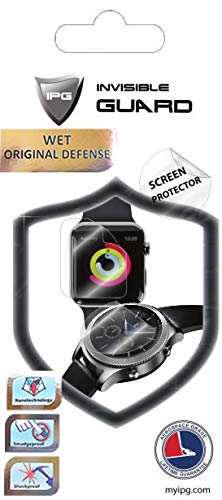 IPG for TAG HEUER Smartwatch Hydrogel Screen Protector (2 Units) Invisible HD Clear Film Anti Scratch Guard-Smooth/Self-Healing/Bubble Free (Connected - 45mm)