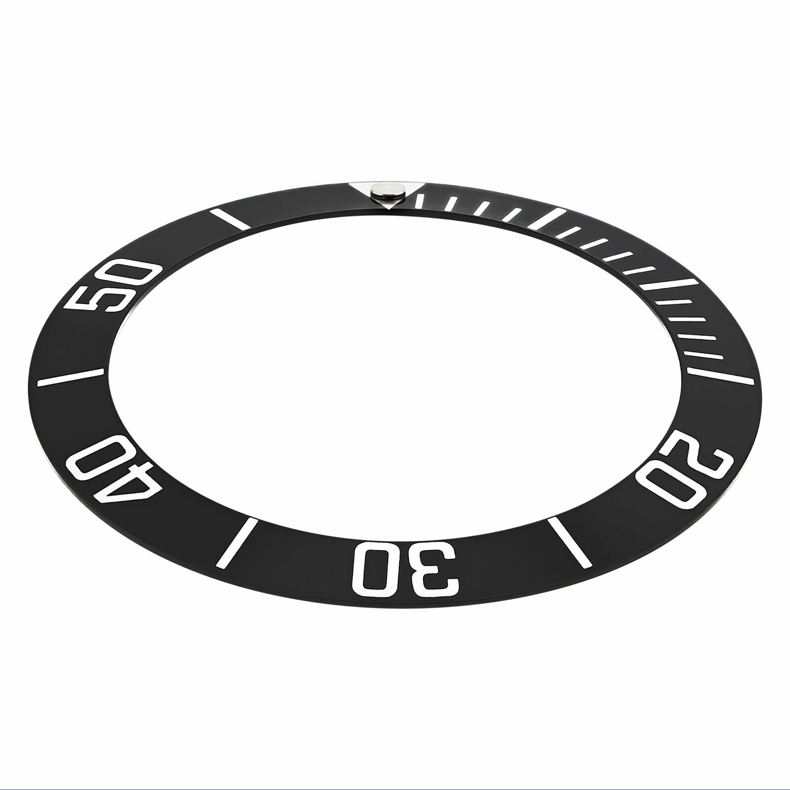 Ewatchparts Bezel Insert Compatible With Tag Heuer Aquaracer 41mm Case WAB2010, WAB2011 Watch Black
