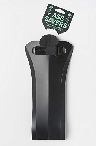 Ass Savers - Fendor Bendor - Rear Mudguard for Bicycles, Big Size for Gravel or MTB Tires, Tire Widths 32-55mm, Lightweight, Easy to Install, Excellent Coverage, Swedish Design, Black
