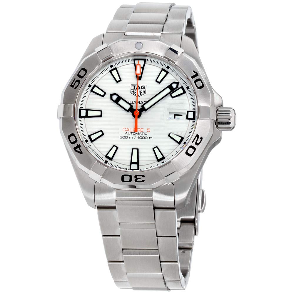 Tag Heuer Aquaracer White Dial Stainless Steel Men's Watch WBD2111.BA0928
