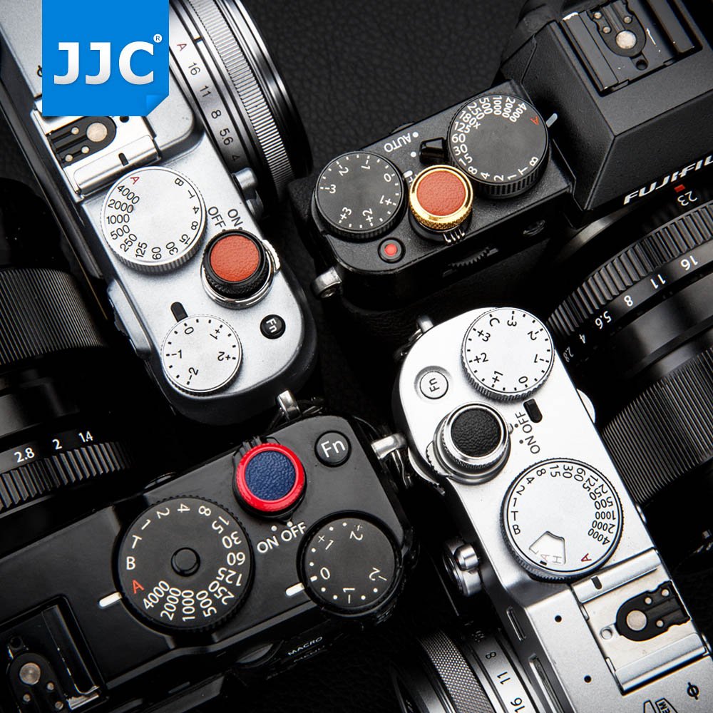 Compatible Soft Shutter Release Button Cap for Fuji Fujifilm X-M5 XM5 X100VI XT5 X-T30 II XT30 XT3 X100F X-Pro2 X-Pro1 XT2 X-E3 X-E2S X-T20 X-T10 X100T for Sony RX10 IV III II,RX1RII,RX1R,RX1/R Black