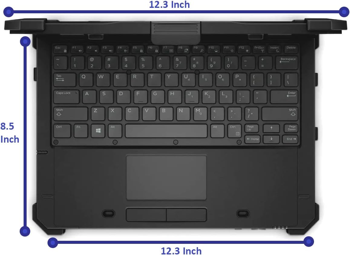 Dell Latitude Rugged 7214 HD 2 in 1 Laptop Notebook Touch Screen Convertible Tablet (Intel Quad Core i7-6600U, 8GB Ram, 256GB Solid State SSD, HDMI, Camera, WiFi) Win 10 Pro (Renewed)