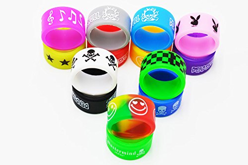SIlicone Bands - Pack of 30 Rings Silicone Anti Slip SIlicone Bands Accessories for RBA RDA Tank Mechanical Mods glass - Diameter 20mm