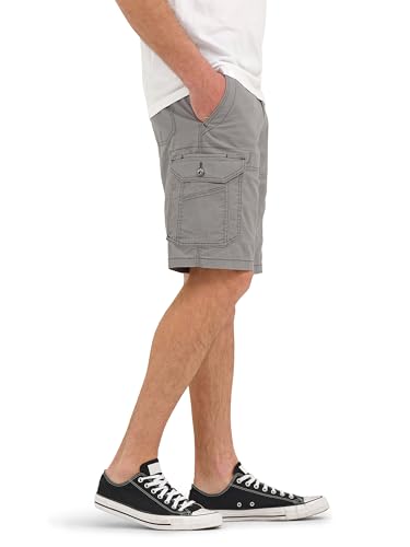 Lee Men's Extreme Motion Swope Cargo Short, Silver, 40