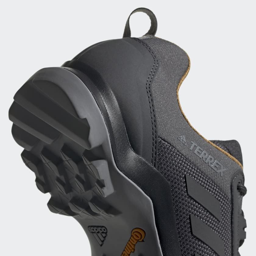 adidas Men's Terrex Ax3 Hiking Shoe, Grey/Black/Mesa, 12