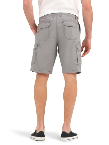 Lee Men's Extreme Motion Swope Cargo Short, Silver, 40