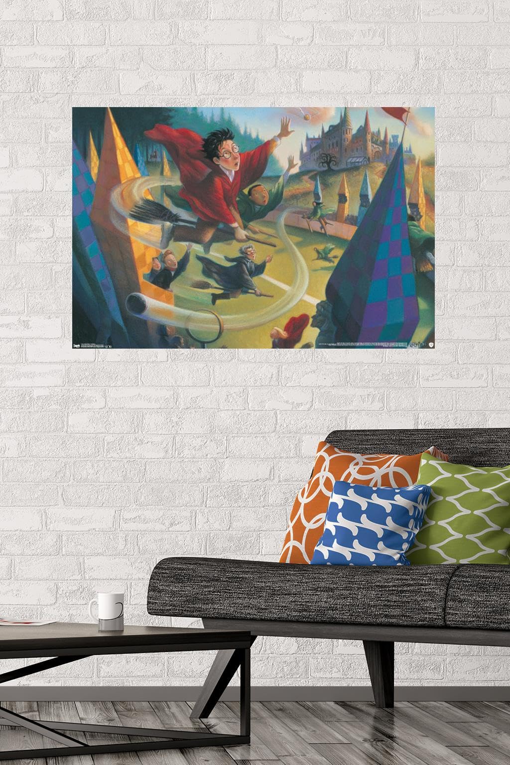 Trends International Harry Potter-Quidditch Premium Wall Poster, 22.375" x 34"