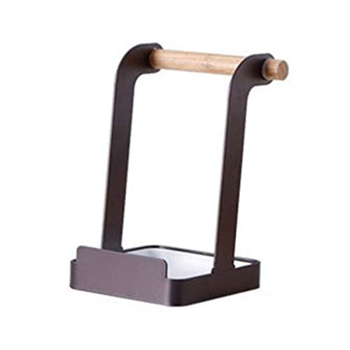 JKPOWER Spoon Pot Lid Shelf Plate Pan Stand Rest Holder Storage Rack Kitchen Utensil Pot Lid Holder White