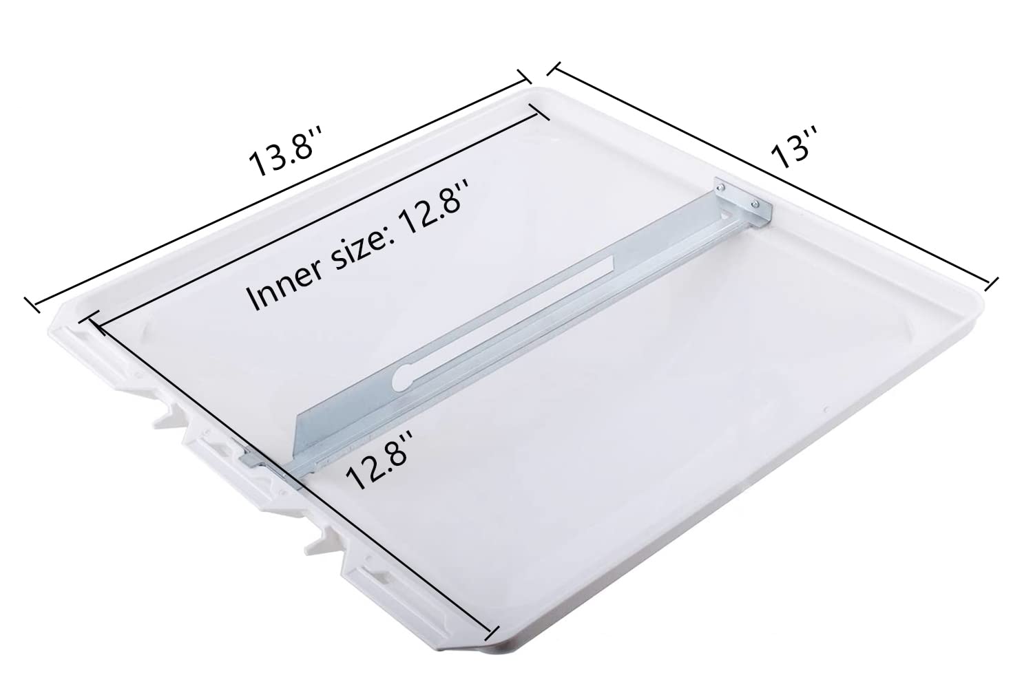 Wadoy 13 x 13 inch RV Camper Vent Cover/Lid Comaptible with Jensen 40152 Metal Base 1994 & Up Models, Universal Roof Vent Cover Replacement for RV, Trailer, Camper, Motorhome