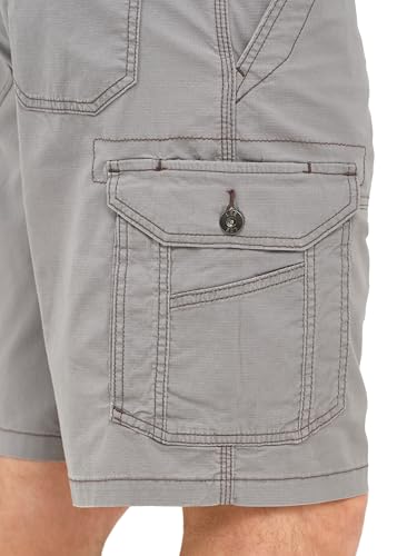 Lee Men's Extreme Motion Swope Cargo Short, Silver, 40