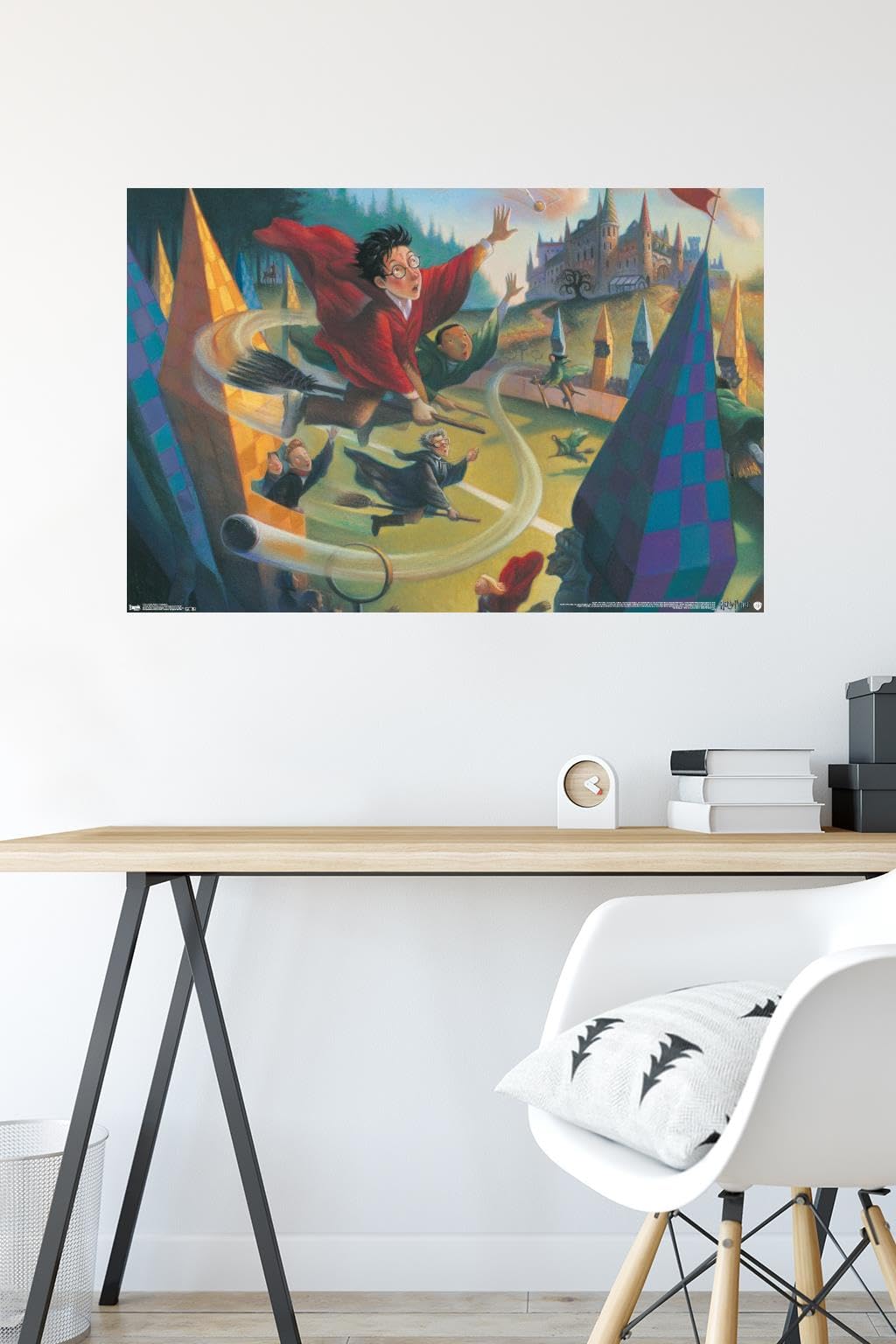 Trends International Harry Potter-Quidditch Premium Wall Poster, 22.375" x 34"