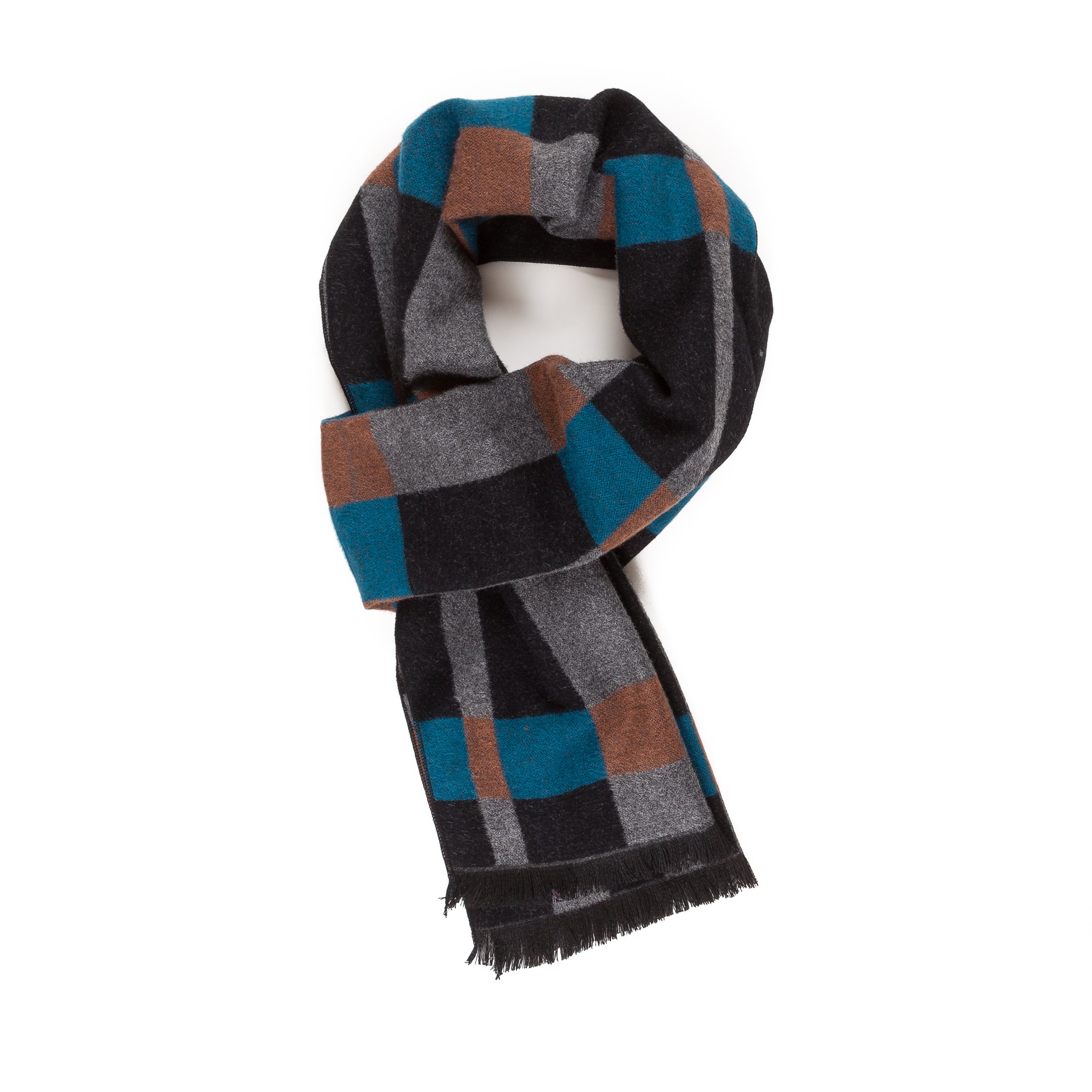 Scarf for Men Reversible Elegant Classic Cashmere Feel Scarves for Fall Winter (TA04-1)