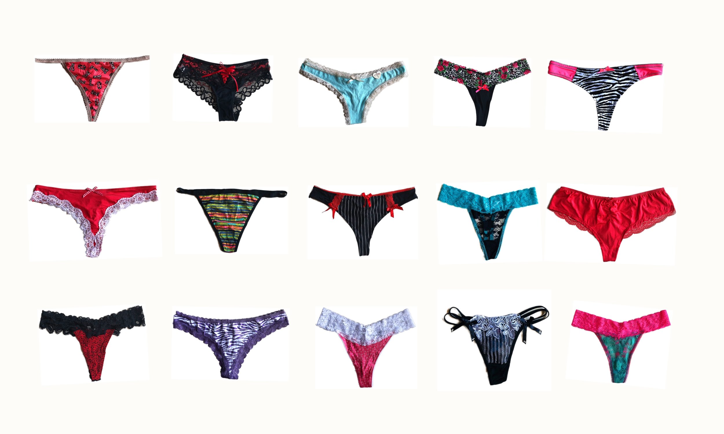 Morvia Varieties of Women Thong Pack Lacy Tanga G-string Bikini Underwear Panties (XL, 10 Pcs)