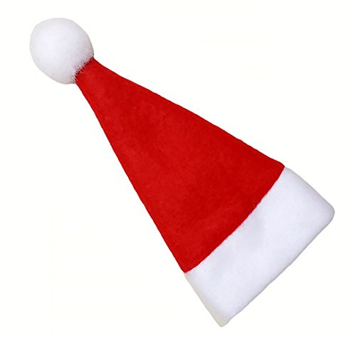 Weimay 10 Pcs Christmas Santa Hats Silverware Holders Tableware Holders Santa Claus Flatware Holder Christmas Socks Decorations Dinner Table Decorations Party Supplies
