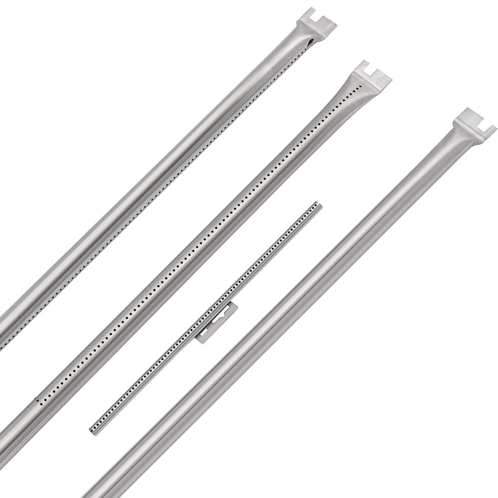 SHINESTAR 7508 Grill Burner Replacement for Weber Genesis Silver B & C, Gold B & C, Spirit 700,Spirit E/S-310(Side Control), Stainless Steel, 28 1/8-Inch # 10409