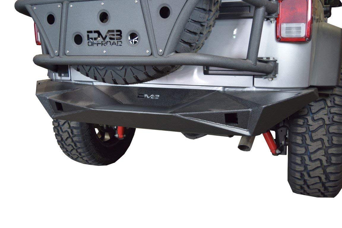 DV8 Offroad | Steel Series Rear Bumper | Designed for the Jeep Wrangler JK