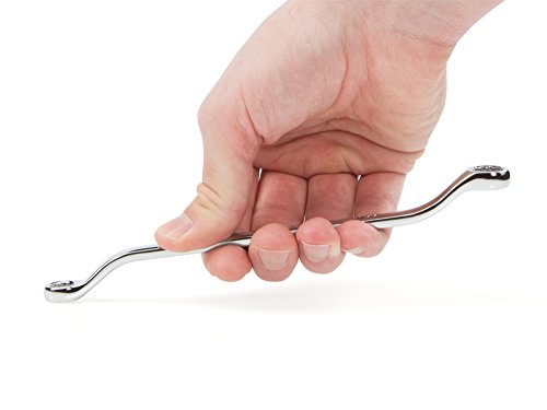 TEKTON 3/8 x 7/16 Inch 45-Degree Offset Box End Wrench | WBE23310