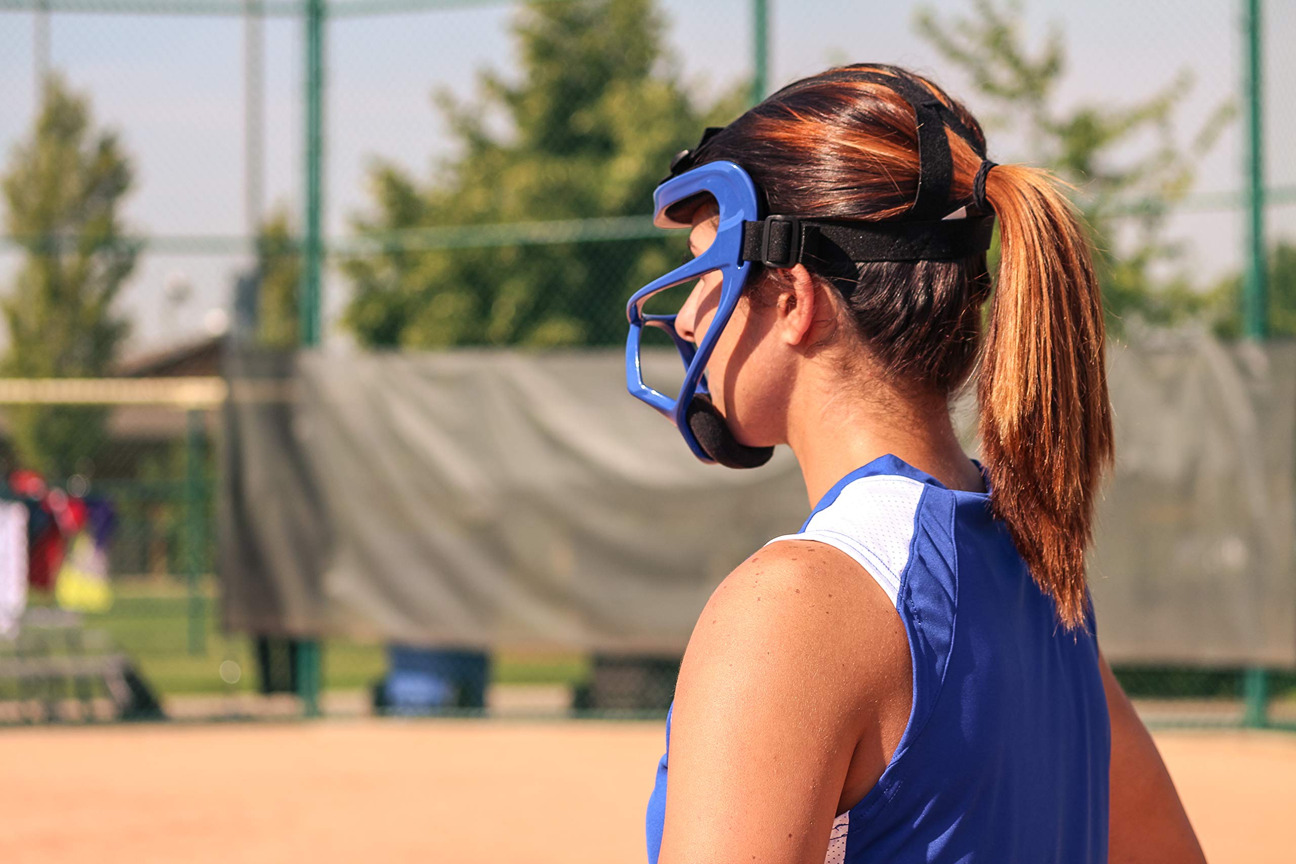 CHAMPRO Rampage Ultralight Softball Fielders Mask, ROY, Adult