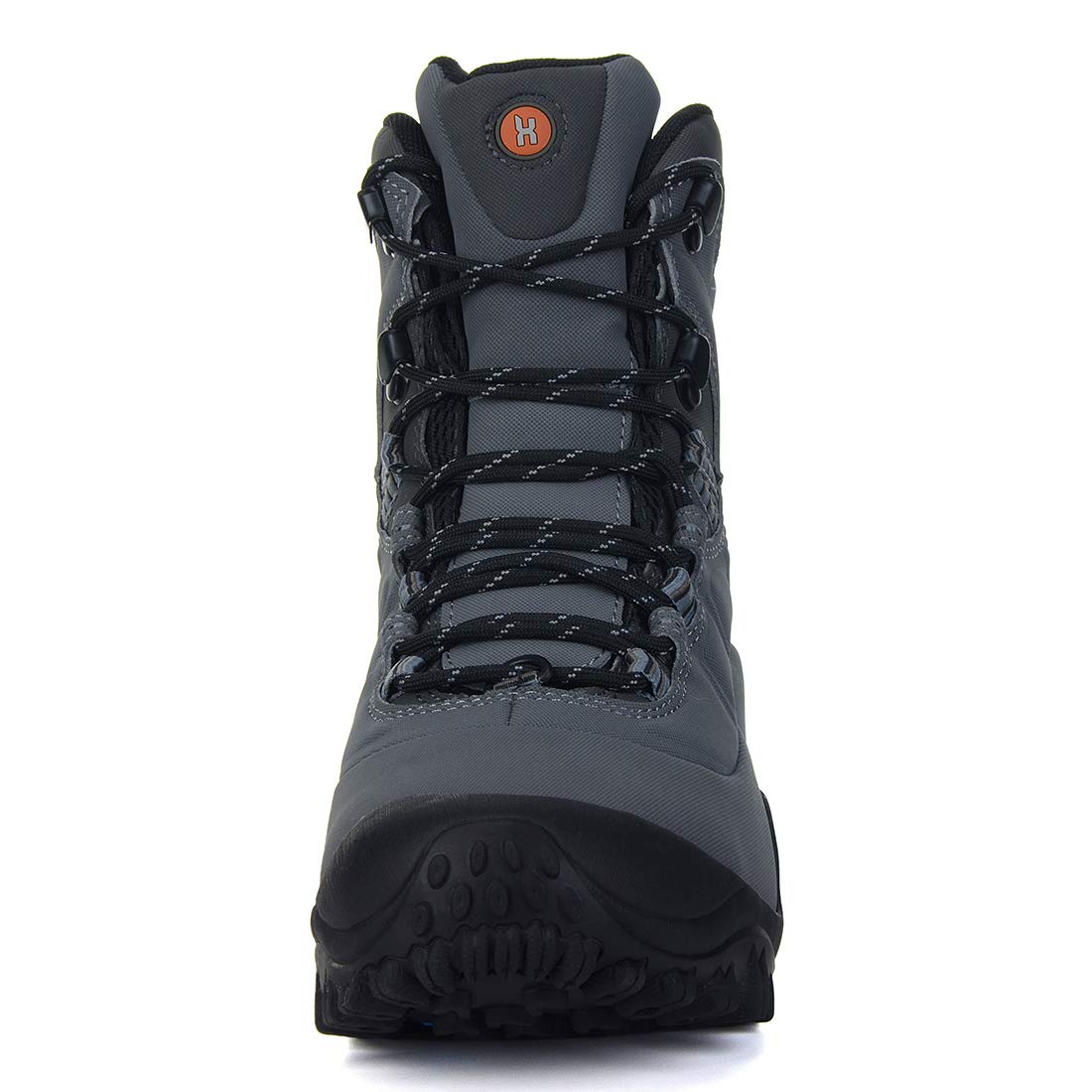 XPETI Men’s Thermator Mid-Rise Waterproof Lightweight Hiking Boot Insulated Non-Slip Grey 11