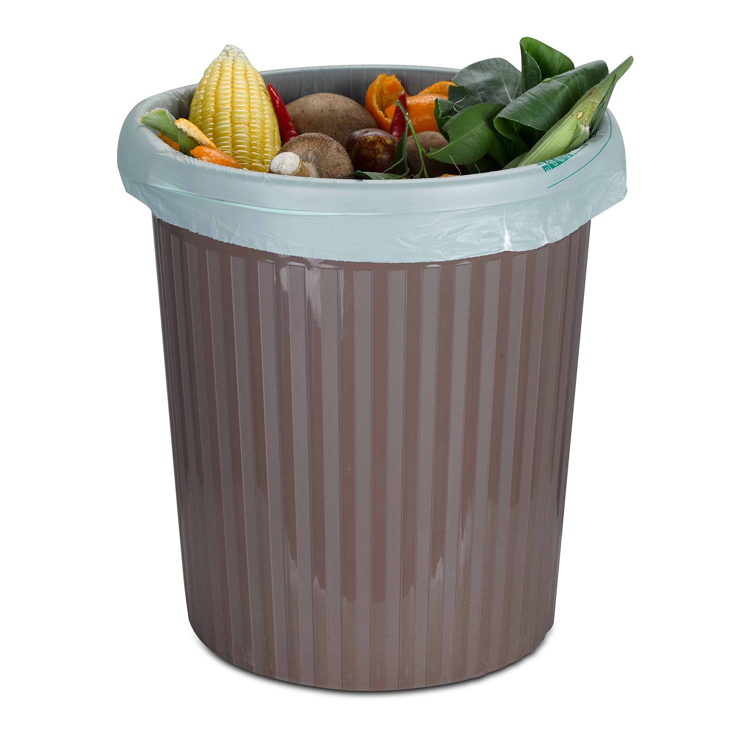 ProGreen Compostable Bags 13 Gallon, 30 Count Tall Kitchen Compost Trash Bag, Extra Thick 0.87 Mil, Food Scrap Yard Waste Bags, Compost ASTM D6400 BPI and TÜV AUSTRIA Certified