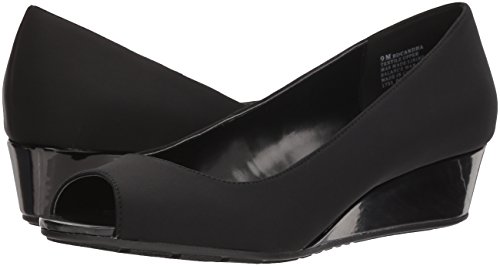 Bandolino Women's Candra Pump, Black Lycra, 7.5
