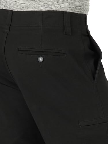 Lee Men's Extreme Motion Canvas Cargo Pant Black 40W x 30L