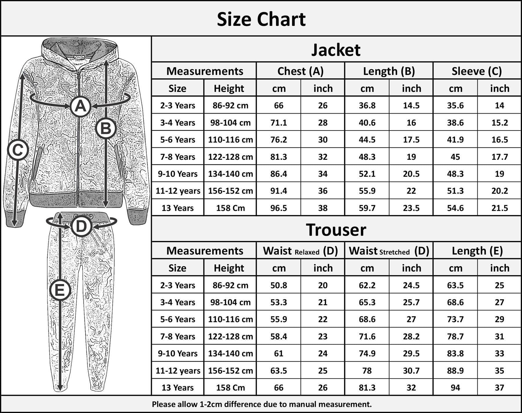 A2Z Kids Tracksuit Boys Girls Designer's Camouflage Jogging Suit Top Bottom 5-13 Yr