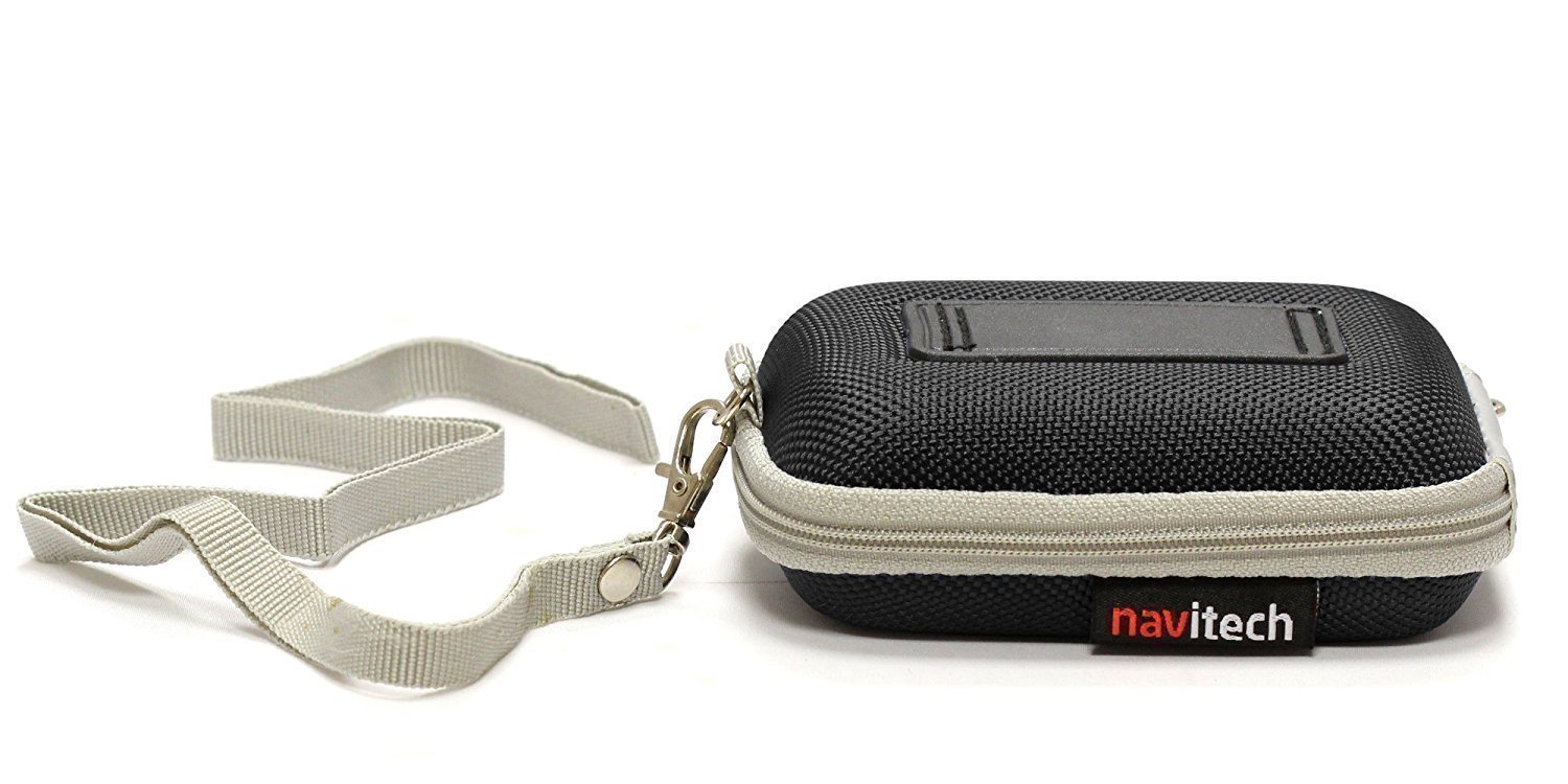 Navitech Black Water Resistant Hard Wireless Earphone Case Cover Compatible With Bose SoundSport Pulse Wireless Headphones