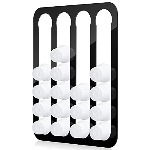 Aredpoook K Cup Coffee Pod Holder, Space Saving K Cup Holder, Acrylic Coffee Pod Storage for Keurig Kcups, Adhesive Coffee Pod Organizer, Compatible with 24 Kcup Pods Capsule Black