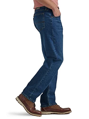 Wrangler Authentics Men's Classic 5-Pocket Relaxed Fit Flex Jean Flex Dark 36W x 32L