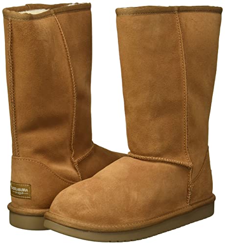 Koolaburra by UGG Girl's K KOOLA TALL Boot, chestnut, 02 Medium US Big Kid
