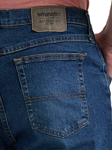 Wrangler Authentics Men's Classic 5-Pocket Relaxed Fit Flex Jean Flex Dark 36W x 32L