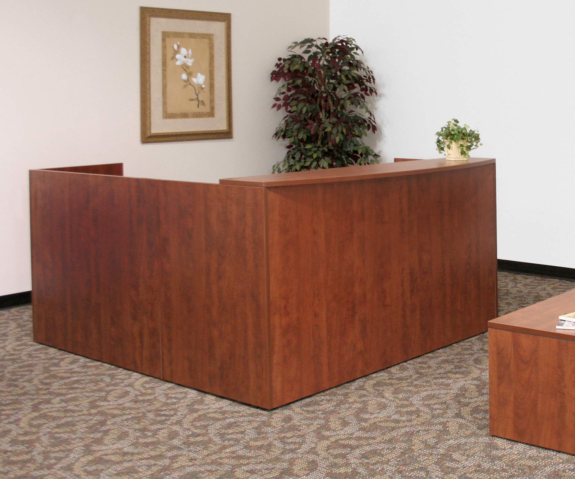 Regency Reception Desk 71" Cherry