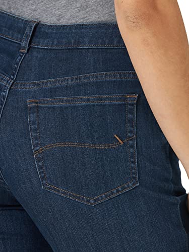 Lee Women's Relaxed Fit Capri Jean, Mysterious, 18