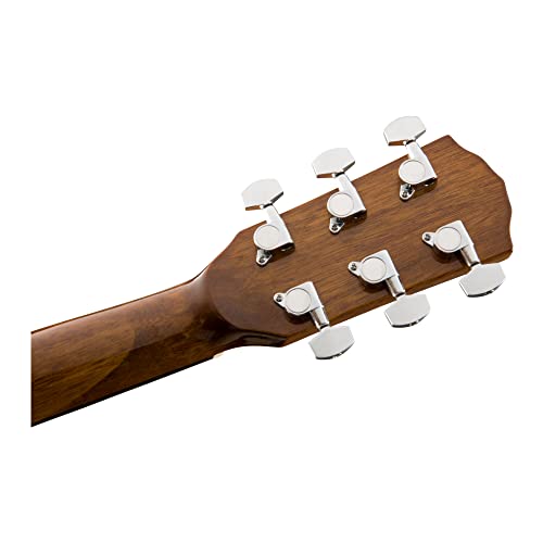 Fender CD-60SCE Dreadnought Cutaway Acoustic Electric Guitar, with 2-Year Warranty, Fishman Pickup and Preamp System, Natural, Left-Handed