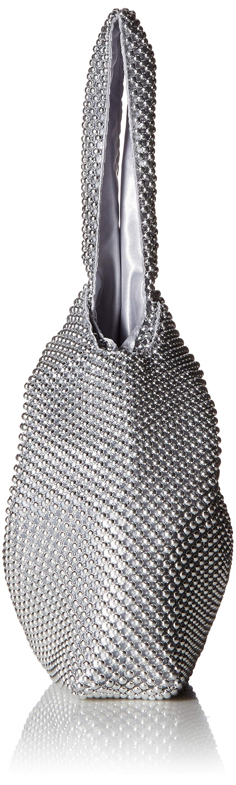 Jessica McClintock Logan Mesh Evening Pouch, Silver