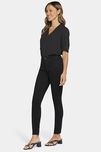 NYDJ womens Ami Skinny Legging Denim jeans, Black, 8 US