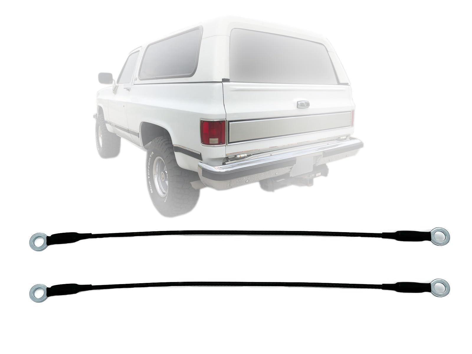 APA Replacement 22'' Tailgate Cable for 1973-1991 Blazer Jimmy Pair Passenger and Driver Side 6274850 GM1918100