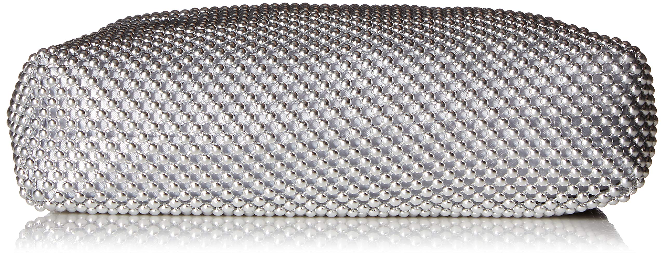 Jessica McClintock Logan Mesh Evening Pouch, Silver